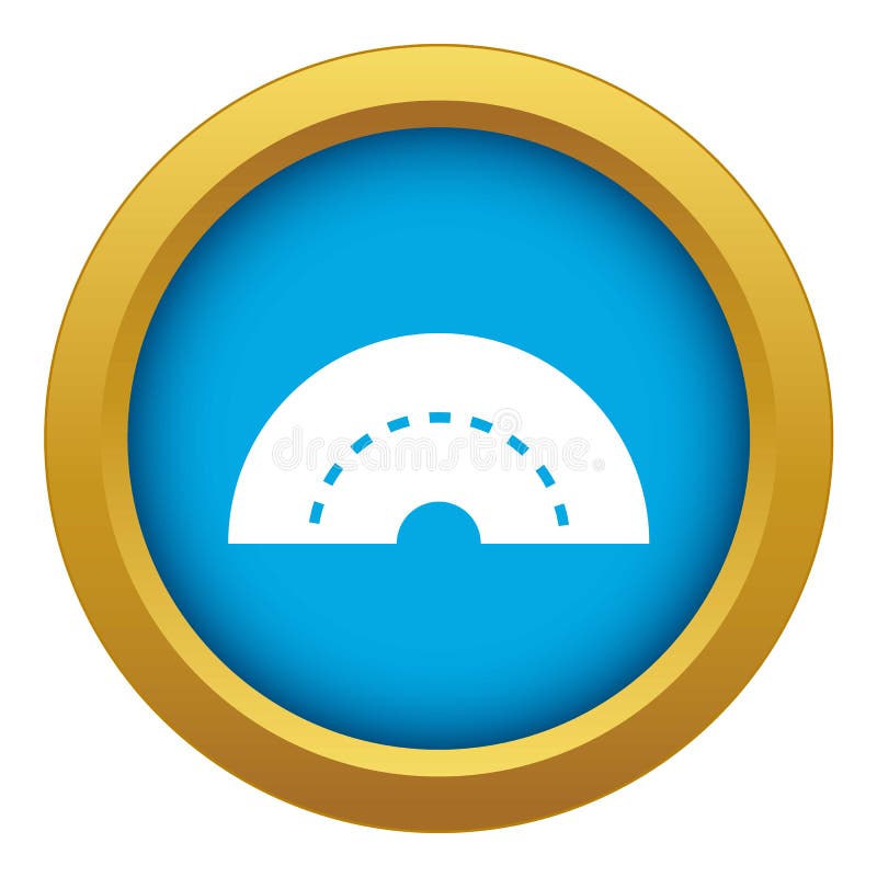 Round Turning Road Icon Blue Vector Isolated Stock Vector ...