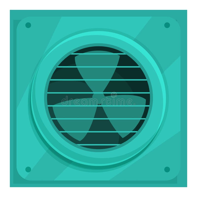 Round Ventilator with Rotating Fan Providing Fresh Air Stock ...