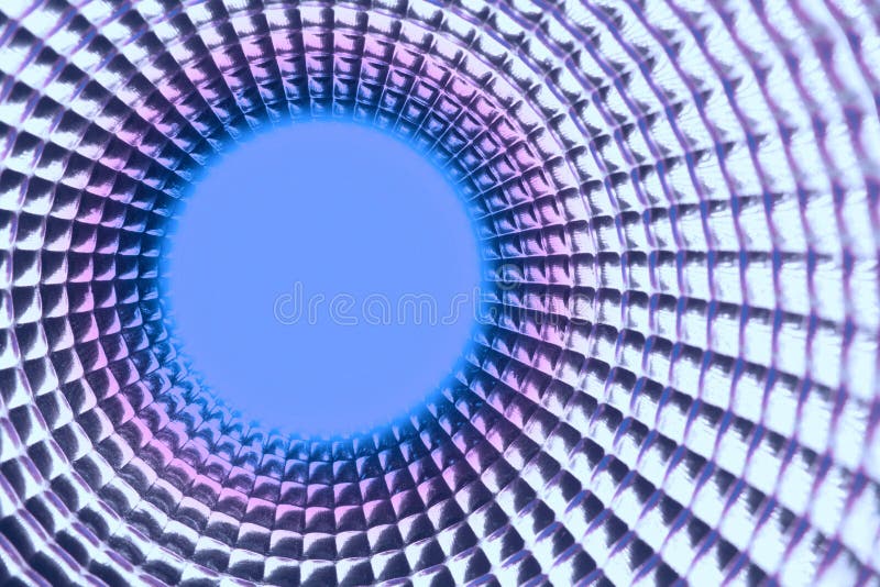 Big Round Bow in Violet Color Isolated on Violet Background Close Up ...