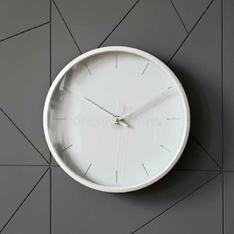 Modern Wall Clock with Minimalist Design – Stylish Home Decor and ...