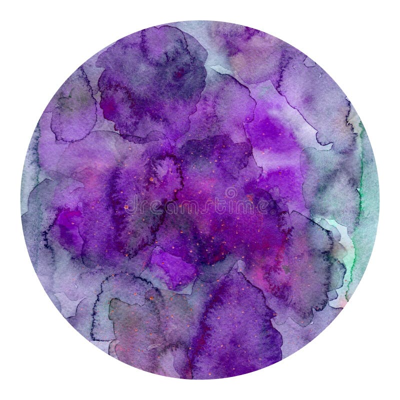 Round watercolor texture stock illustration. Illustration of watercolor ...