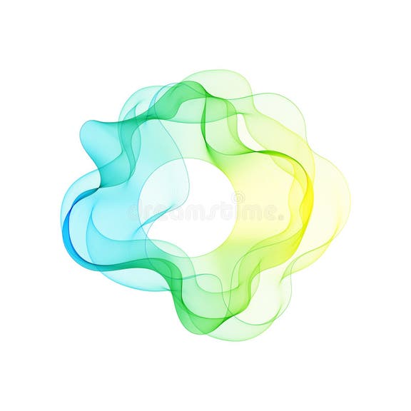 Round Wave Pattern. Abstract Vector Wave. Presentation Template. Eps 10 ...