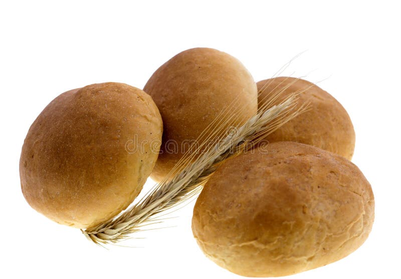 Round wheat bread stock image. Image of loaf, baguette - 75543861