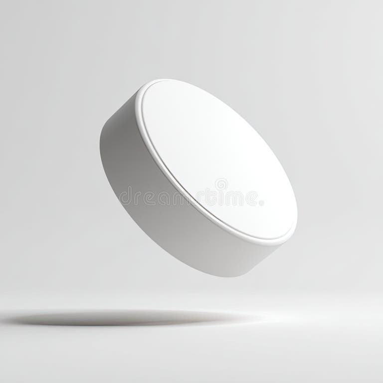 White Round Container Mockup Stock Illustration - Illustration of ...