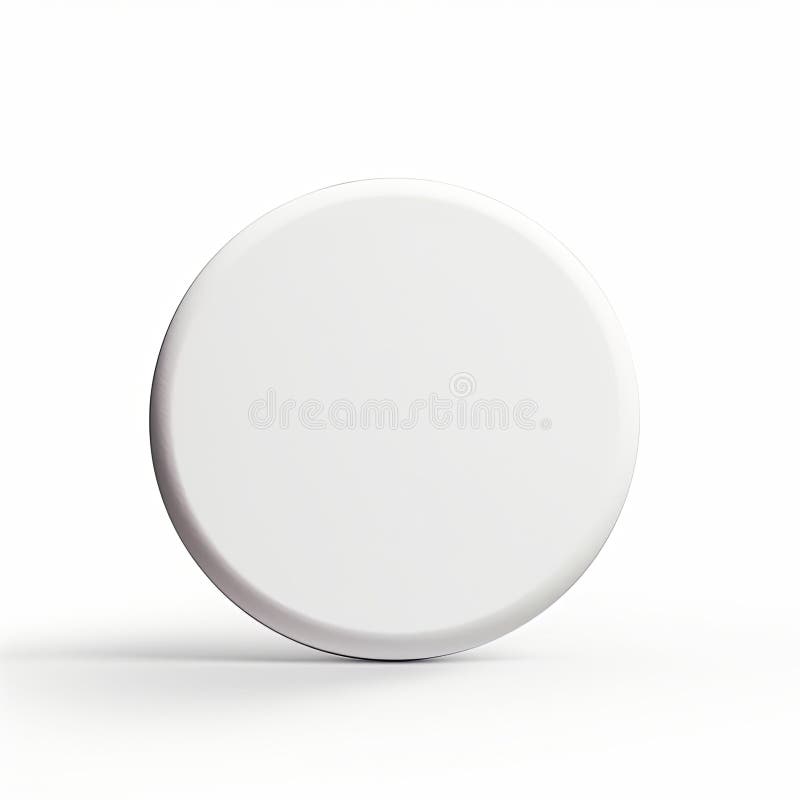 Round White Button for Versatile Design Projects, Call To Action ...