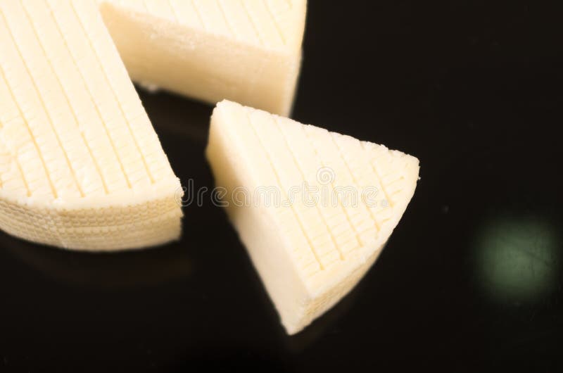 Round white fresh cheese stock photo. Image of cutting - 46189378