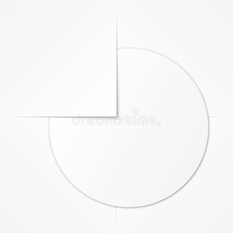 Round White Paper - Vector Design Element Stock Vector - Illustration ...