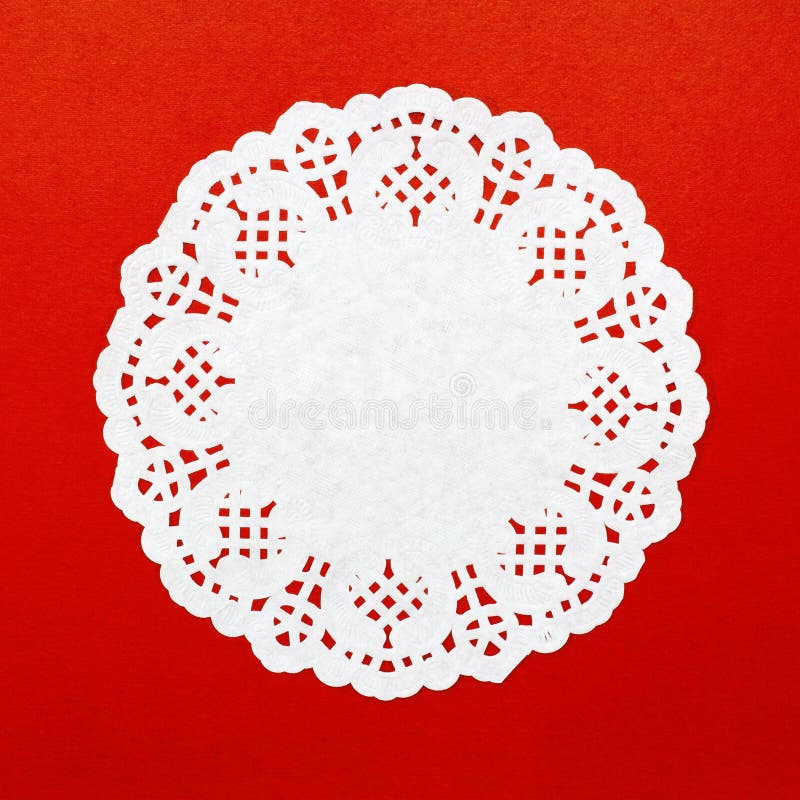 A Round White Pattern Paper Stock Illustration - Illustration of space ...