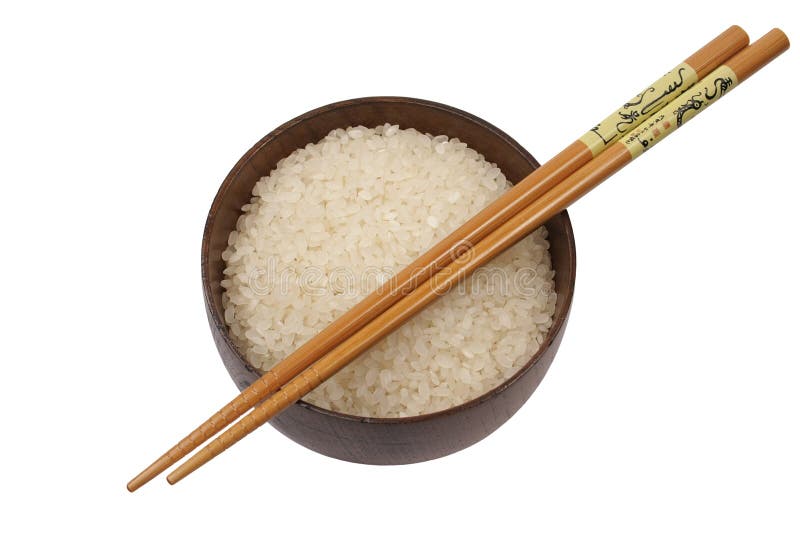 Round white rice stock image. Image of oriental, natural - 13612899