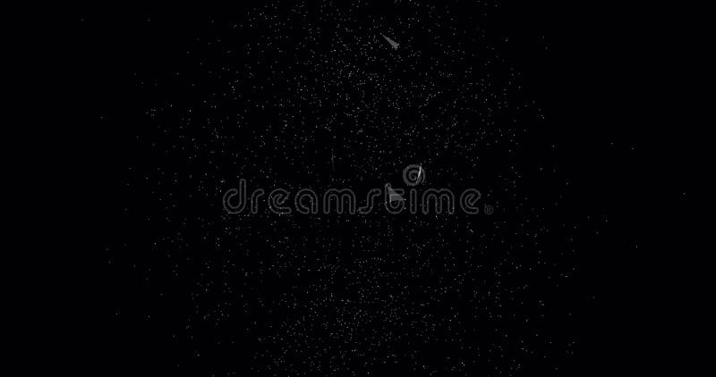 Round White Sphere Circle, from Lines of Dots and Triangles, Breaks Up ...