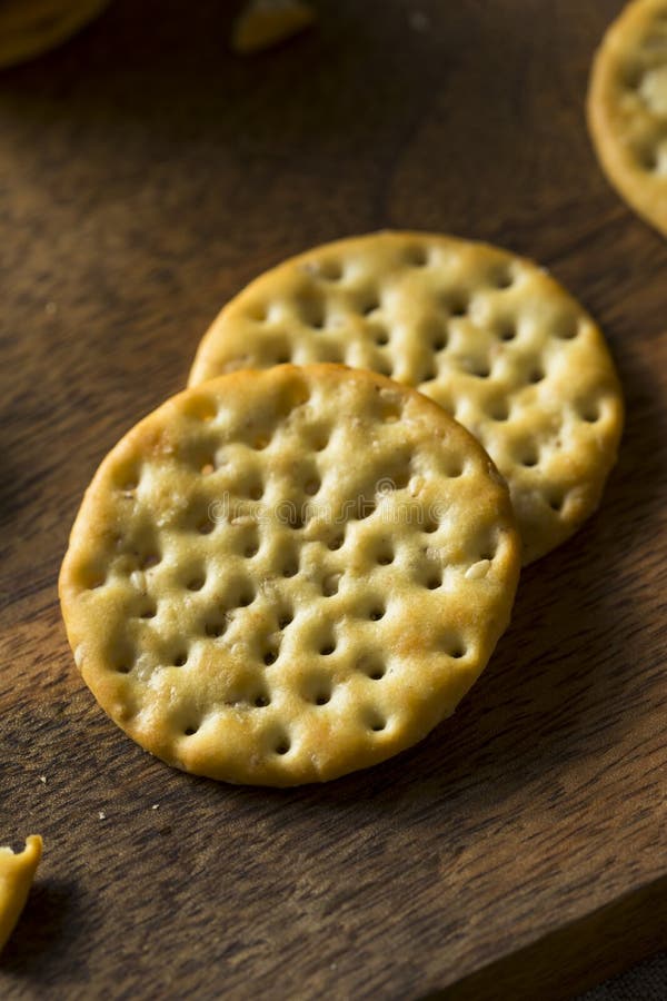 Round Whole Wheat Crackers stock image. Image of bread - 112283793