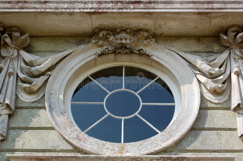 Round window grill stock photo. Image of outdoors, ornate - 12263228