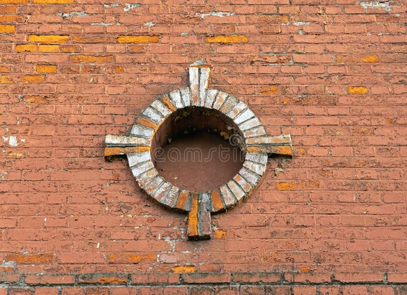 Round brick column stock image. Image of exterior, architecture - 35588895