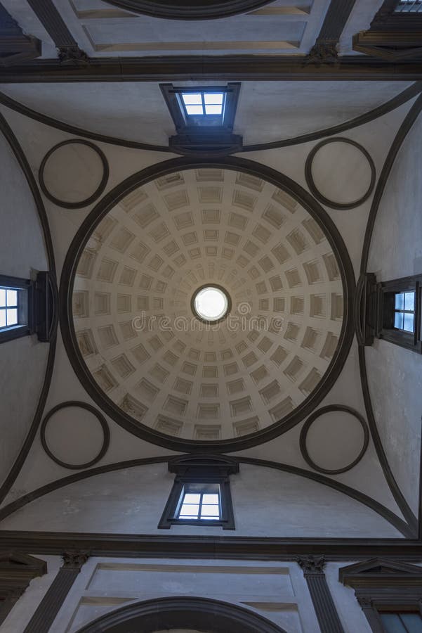 The Round Window in the Ceiling of the Vatican Editorial Image - Image ...