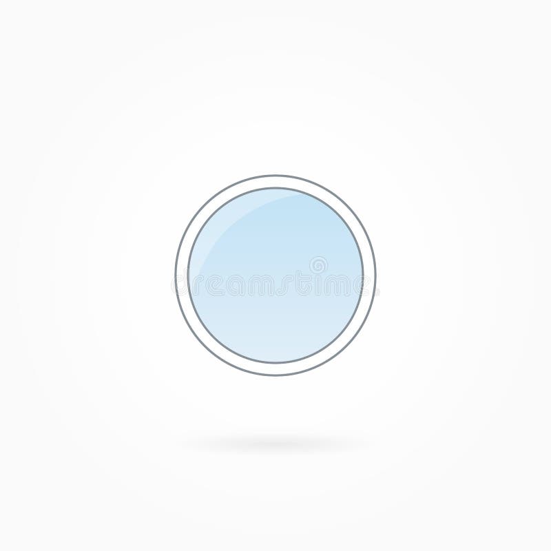 Round Window Frame Vector Illustration, Eps 10 Stock Vector ...