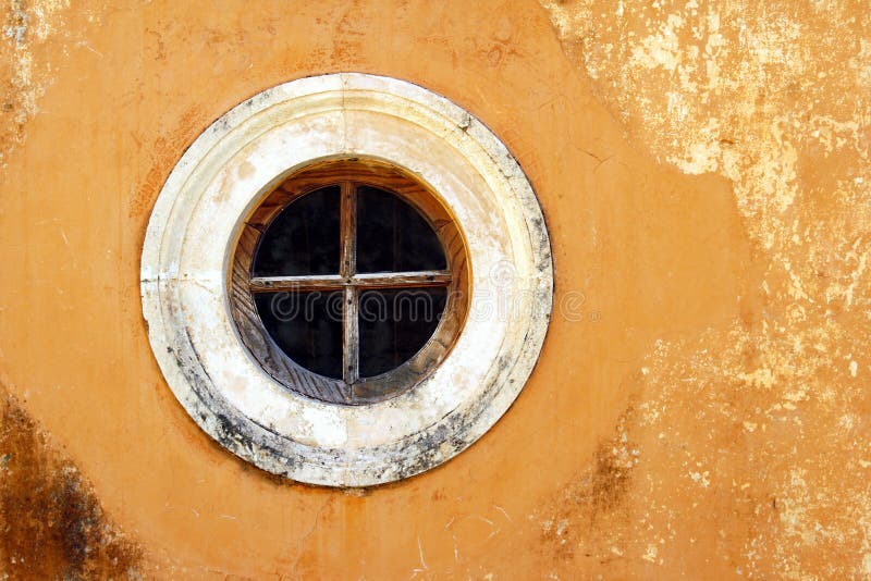 Round window stock photo. Image of monastery, convent - 35154958