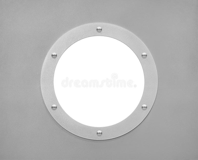 Round window stock image. Image of nautical, grey, iron - 66285765