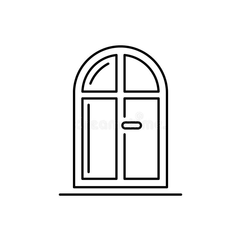 Simple Black Line House Frames Stock Illustrations – 37 Simple Black ...