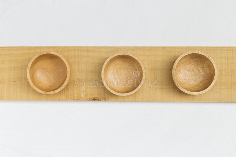 Round Wooden Cup with Natural Texture Stock Image - Image of circle ...