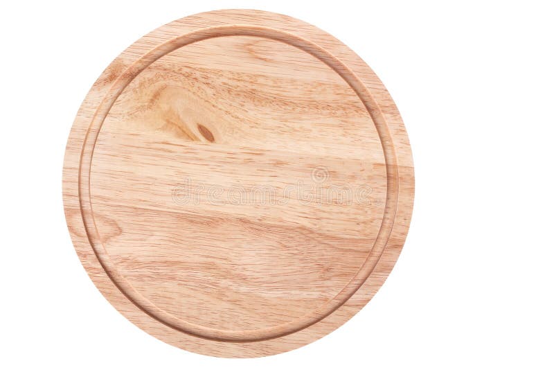 Round wooden cutting board stock image. Image of background - 16425785