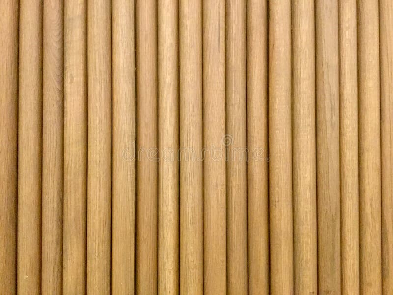 Round Wooden Sticks. Background. Wall Pattern. Stock Image - Image of ...