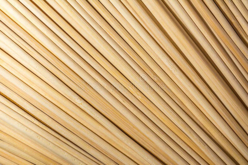 Round Wooden Sticks Background. Close-up Wall Pattern Stock Image ...
