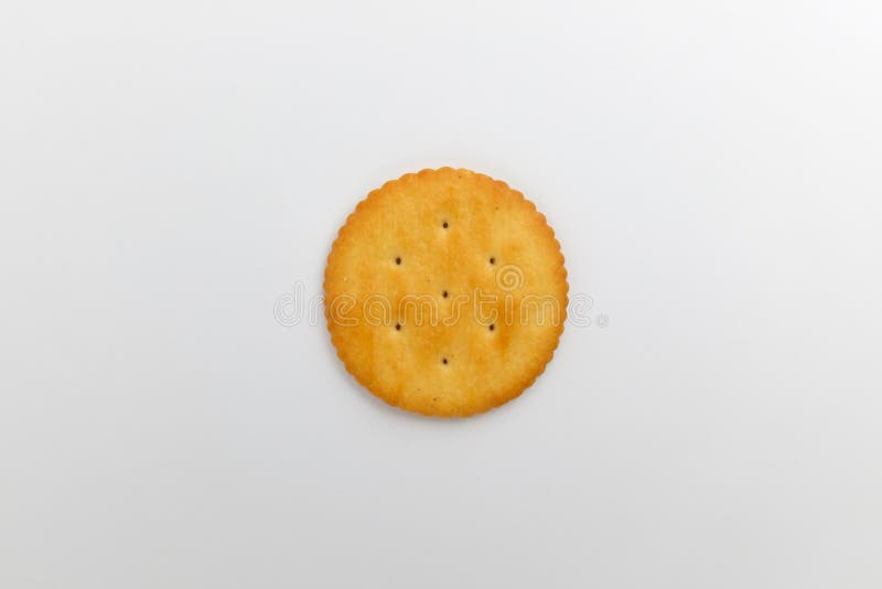 Round and Yellow Biscuits with Background Stock Photo - Image of flour ...