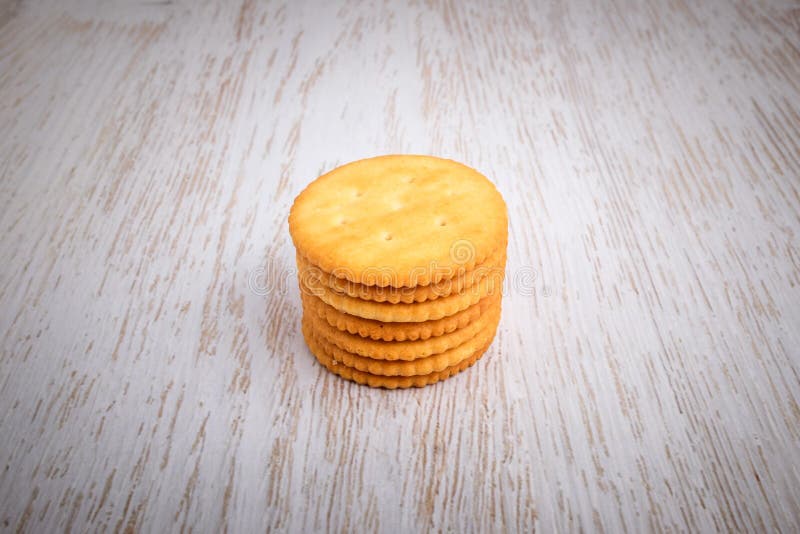 Round and Yellow Biscuits with Background Stock Photo - Image of cookie ...