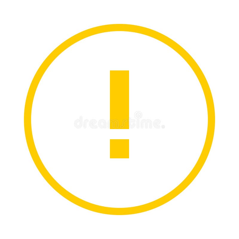 Round Red Exclamation Point Icon, Button, Attention Symbol on White ... Round Red Exclamation Point Icon, Button, Attention Symbol on White ...