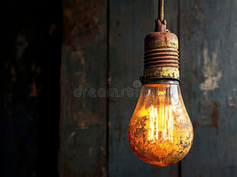 A Round Yellow Light Fixture with a Warm Glow, Featuring an Orange LED ...