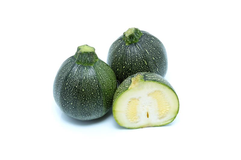 Round zucchini stock photo. Image of vegetable, isolated - 24430056
