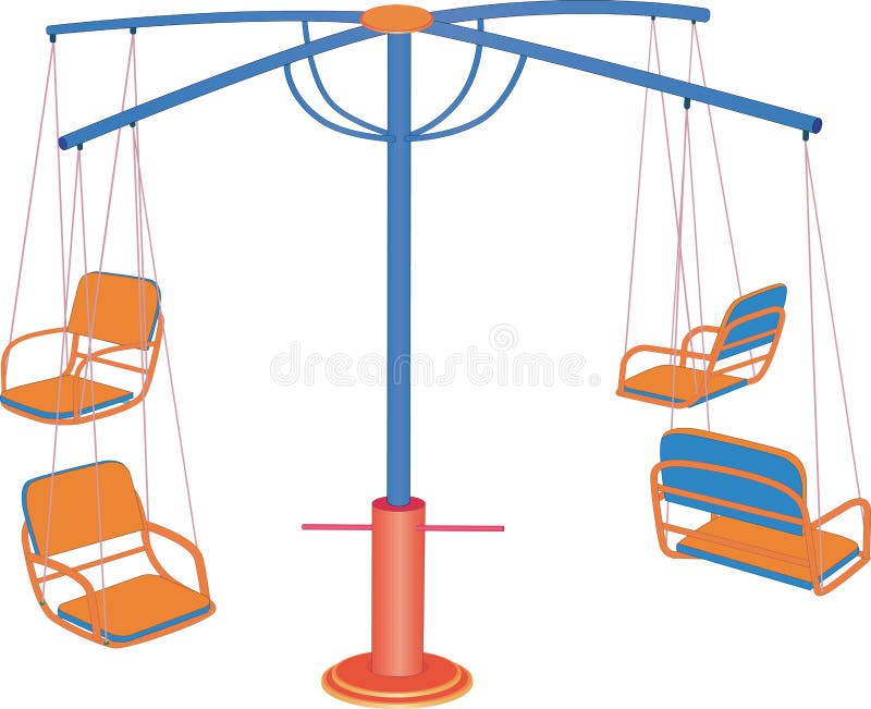 Swing stock vector. Illustration of children, drawing - 21374110