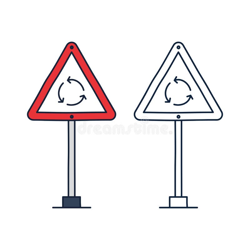 Roundabout Circulation Stock Illustrations – 418 Roundabout Circulation ...