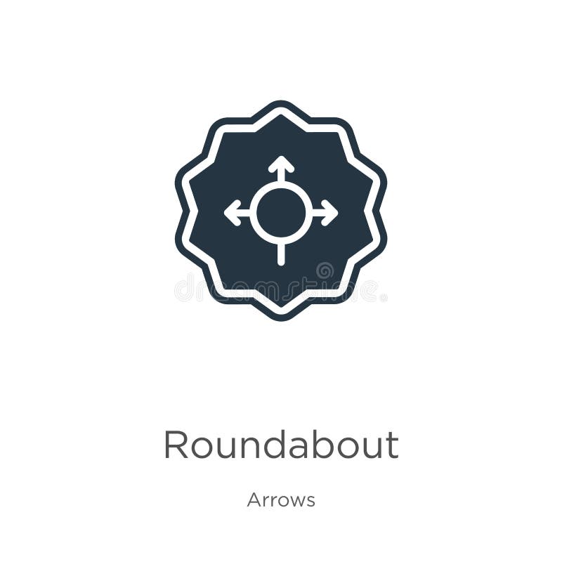 Roundabout Arrows Stock Illustrations – 416 Roundabout Arrows Stock ...