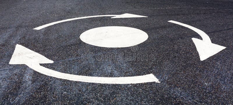 Roundabout Marks Stock Photos - Free & Royalty-Free Stock Photos from ...