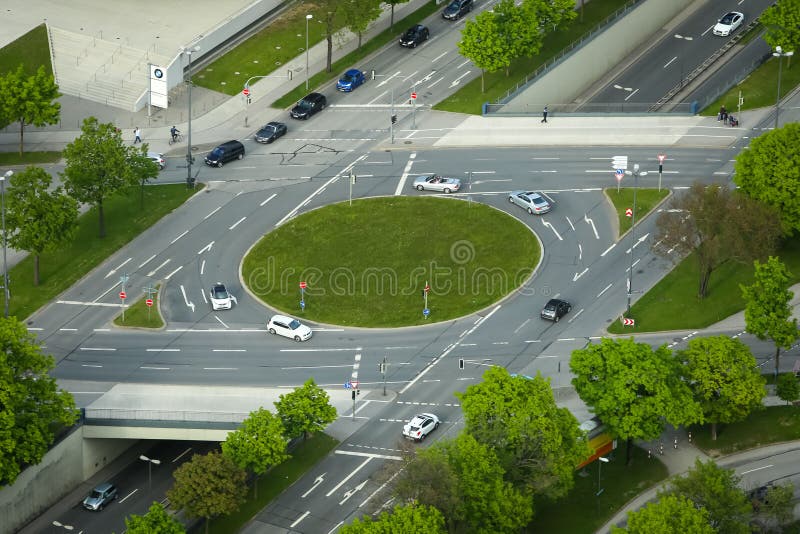 Roundabout traffic sign stock photo. Image of priority - 3869540