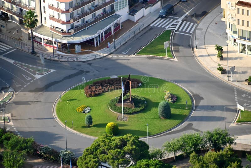 Roundabout stock image. Image of lane, plaza, roun, freeway - 270321911