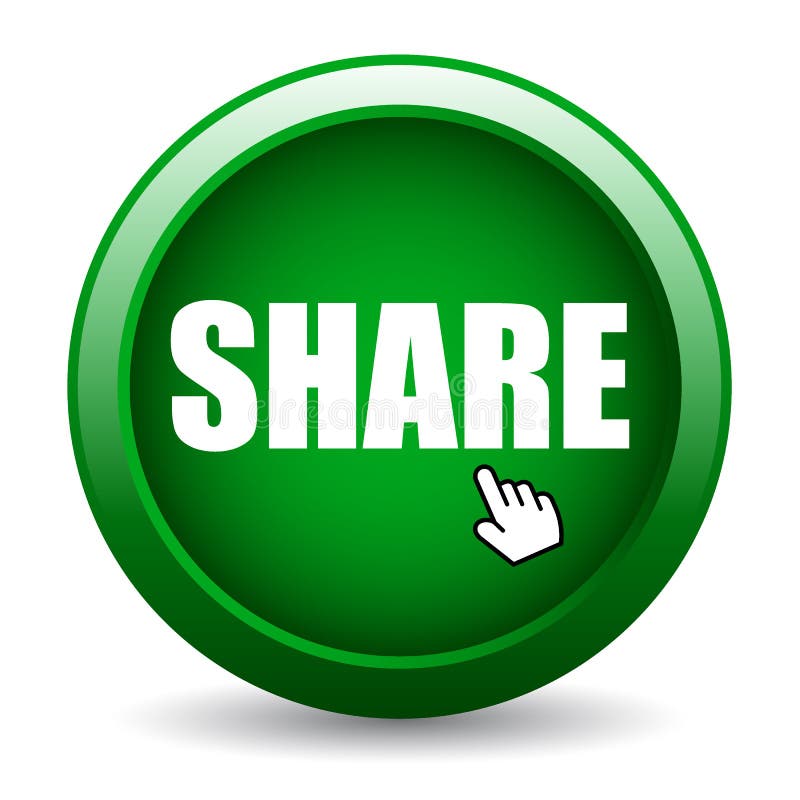 Share button icon stock illustration. Illustration of graphic - 134278256