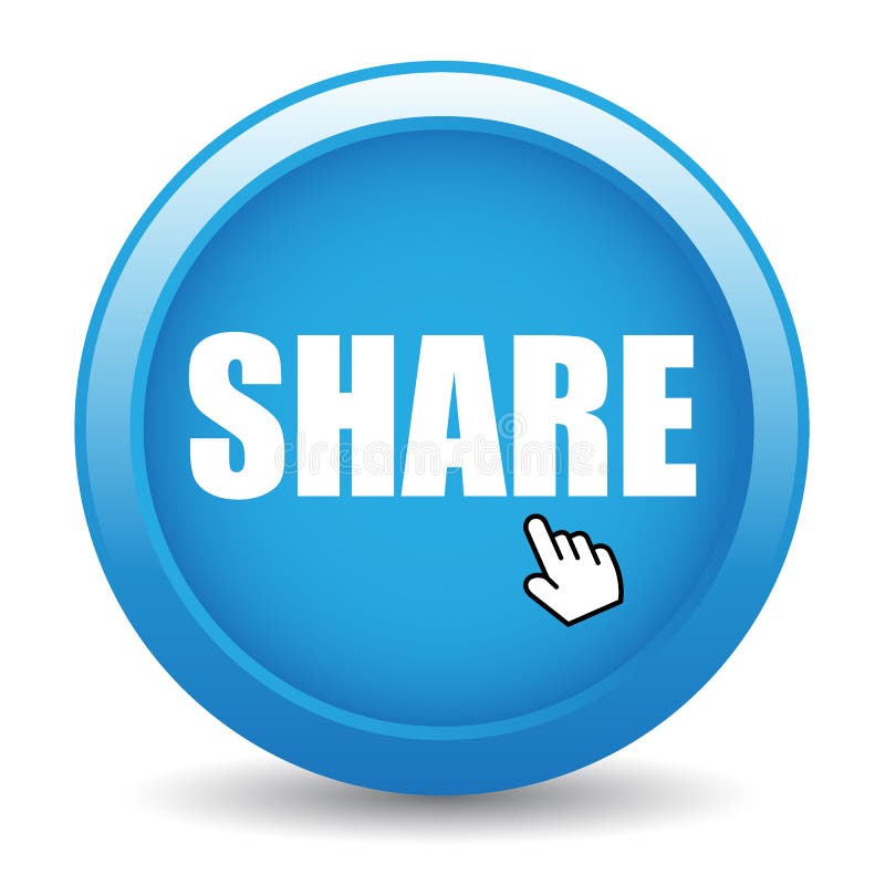 Share button icon stock illustration. Illustration of clicking - 134280298