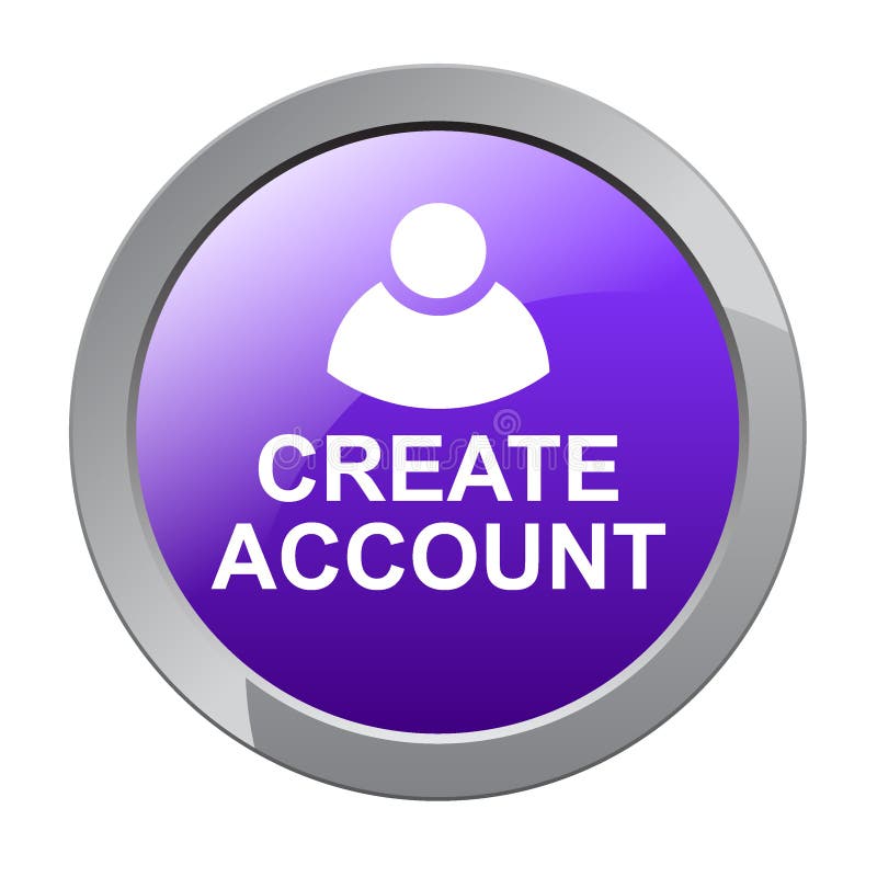 Create Account Form. Template of Registration Window Stock Vector ...