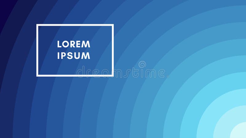 Rounded Abstract Blue Background. Vector Minimal Overlap Banner Stock Vector - Illustration of ...