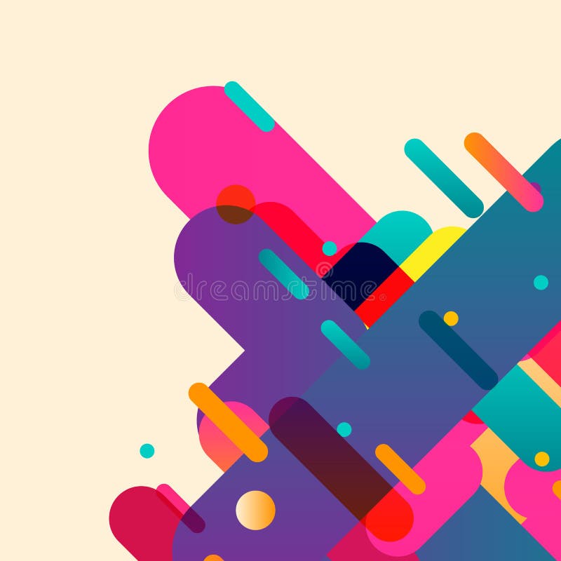 Rounded Abstract Seamless Pattern - Accent for Any Surfaces Stock ...