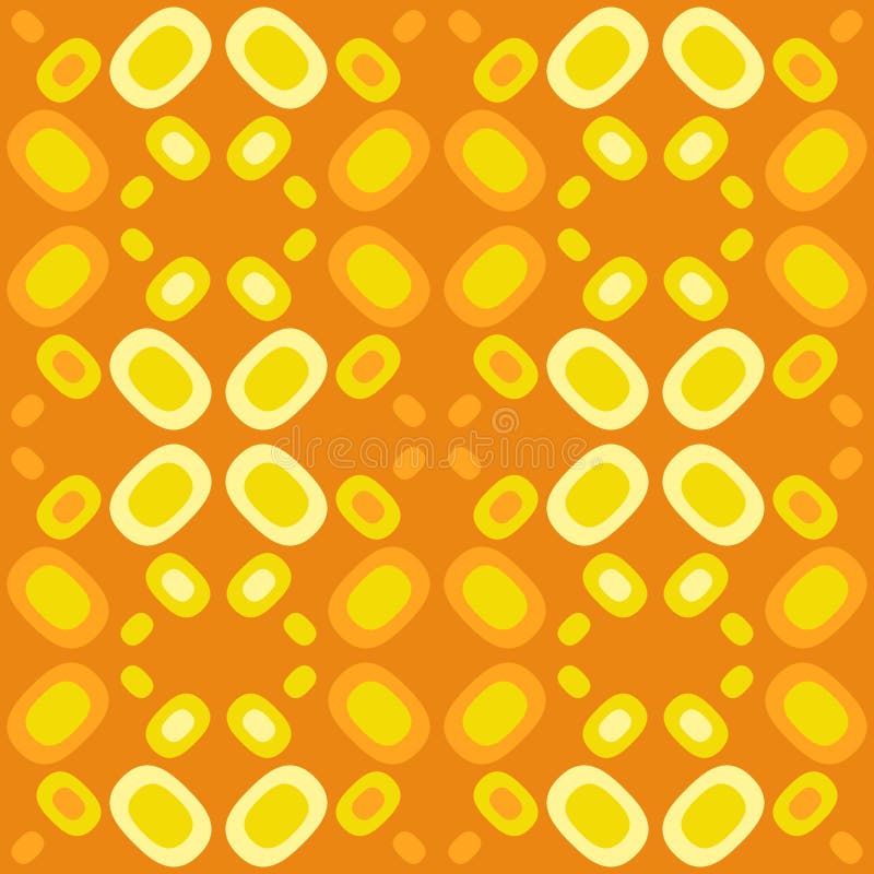 Rounded Abstract Seamless Pattern - Accent for Any Surfaces Stock ...