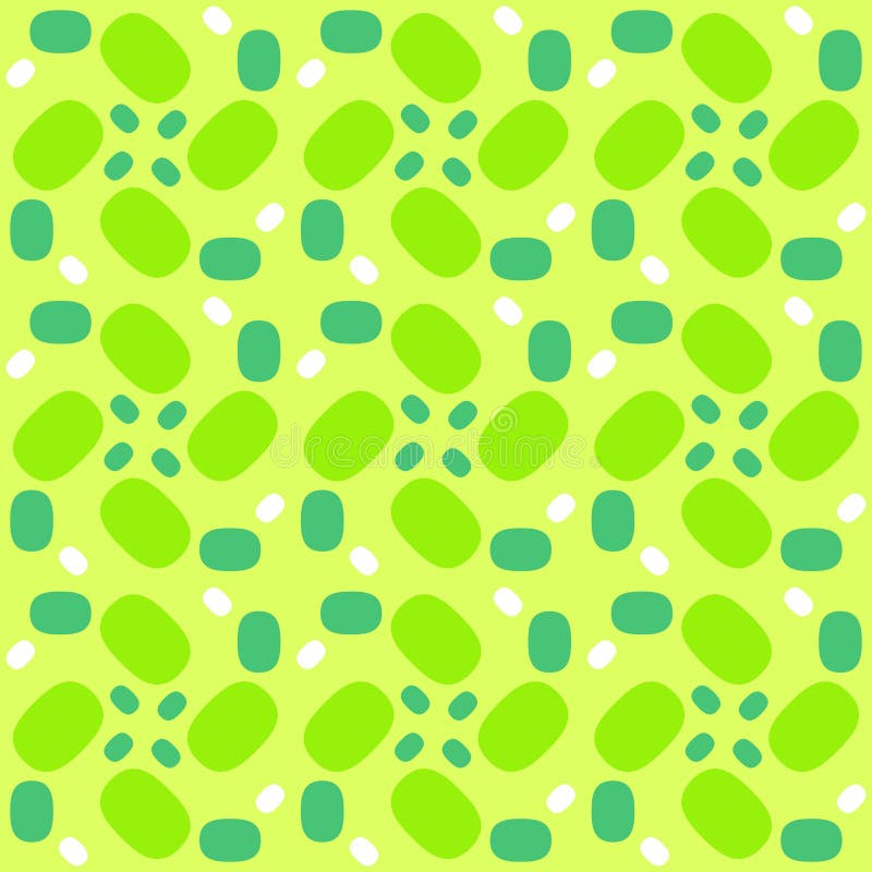 Rounded Abstract Seamless Pattern - Accent for Any Surfaces Stock ...