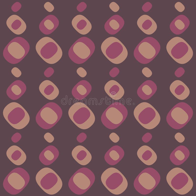 Rounded Abstract Seamless Pattern - Accent for Any Surfaces Stock ...