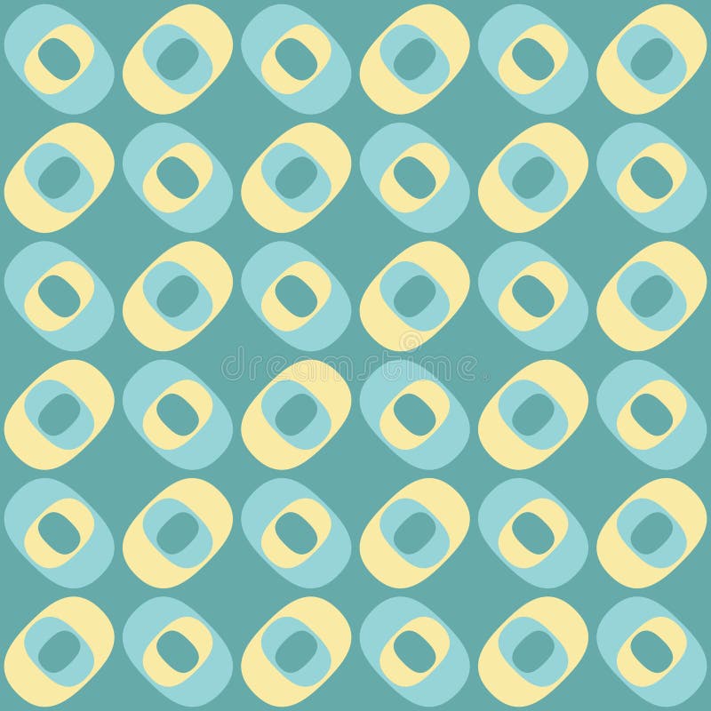 Rounded Abstract Seamless Pattern - Accent for Any Surfaces Stock ...