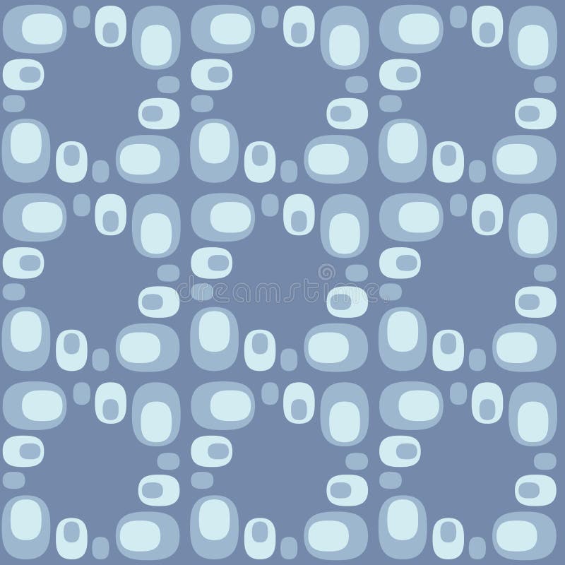 Rounded Abstract Seamless Pattern - Accent for Any Surfaces Stock ...