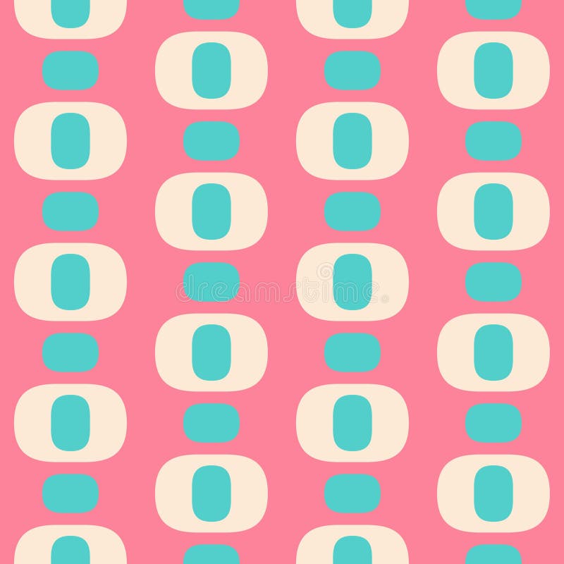 Rounded Abstract Seamless Pattern - Accent for Any Surfaces Stock ...