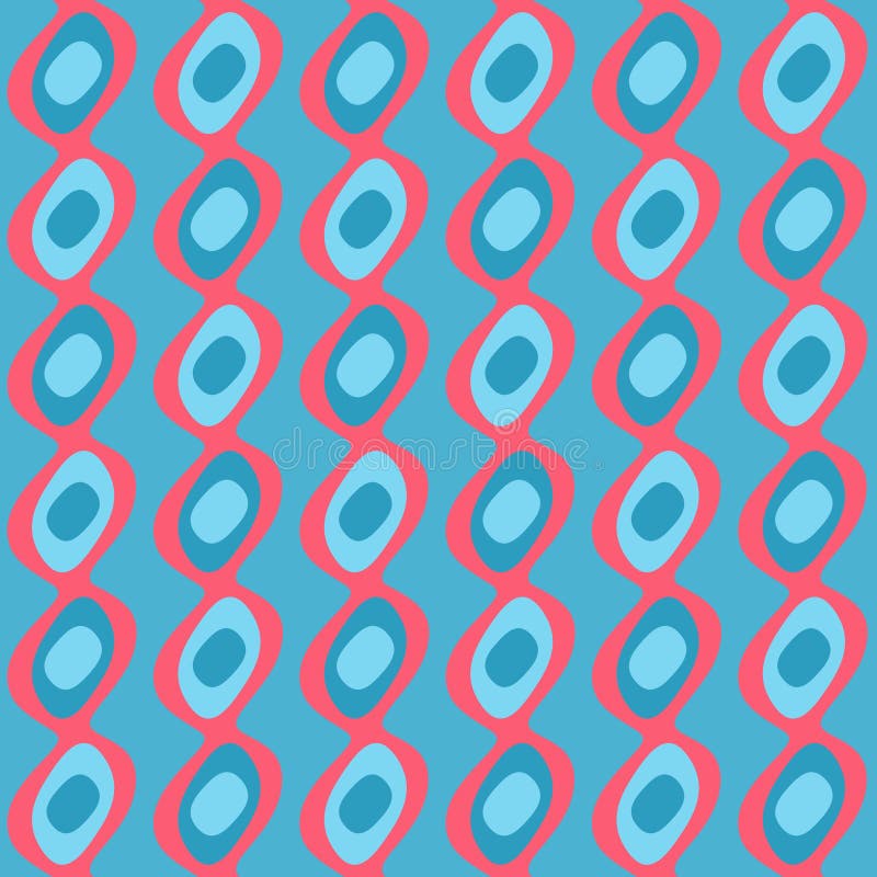 Rounded Abstract Seamless Pattern - Accent for Any Surfaces Stock ...