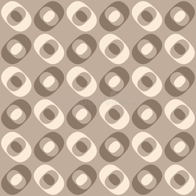 Rounded Abstract Seamless Pattern - Accent for Any Surfaces Stock ...